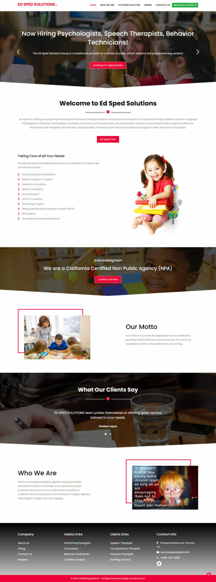 Ed Staffing Solutions - Digital Marketing Agency