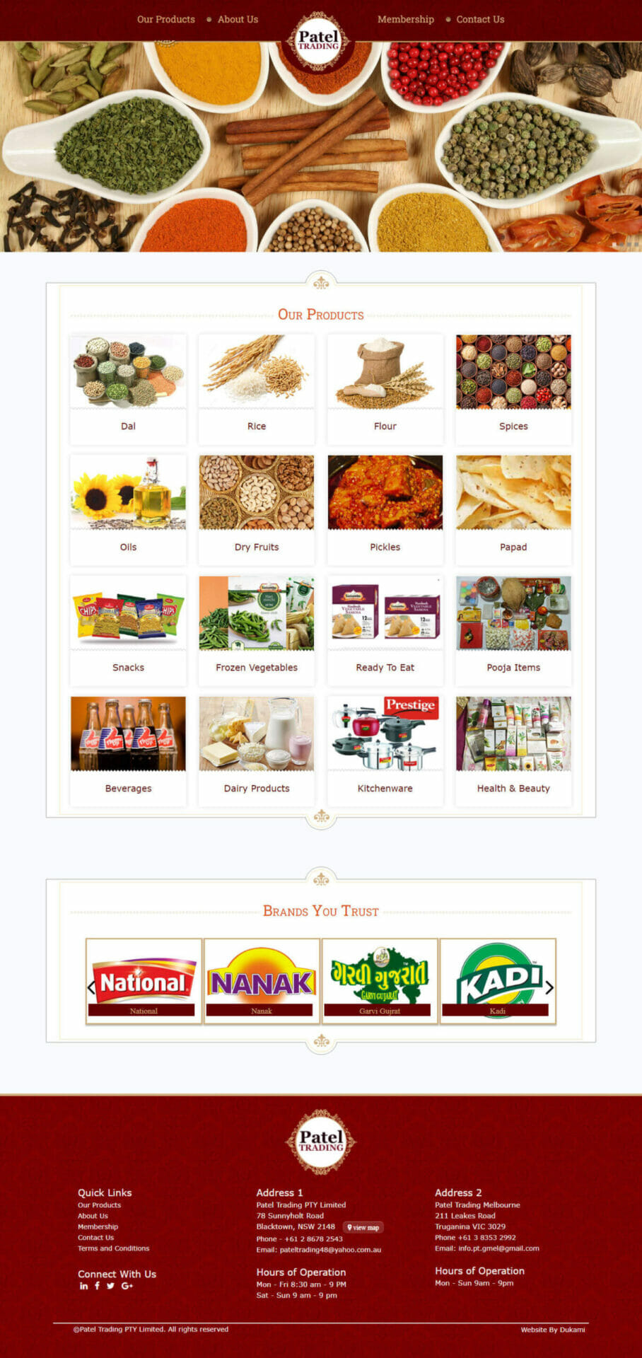 Patel Trading - Digital Marketing Agency